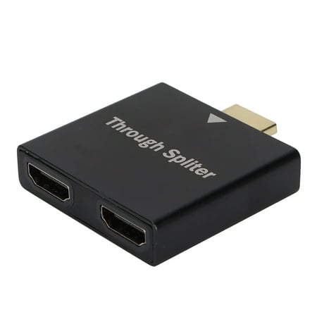 Screen Splitter, Gold Plated Connectors Small Portable Through Spliter ...