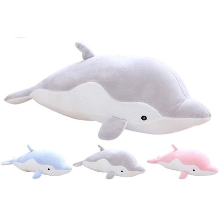 11.8''soft Snuggling Dolphin Plush Toy Pillow High Resolution Photo ...