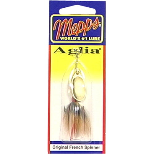 Mepps Dressed Aglia Inline Spinner, Gold & Brown, 1/6 oz - Walmart.com
