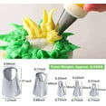 5pcs Rose Flower Piping Tips Set, Baking Decoration Starter Kit ...