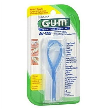 GUM Eez-Thru Dental Floss Threaders, Ideal for Braces, Bridges ...