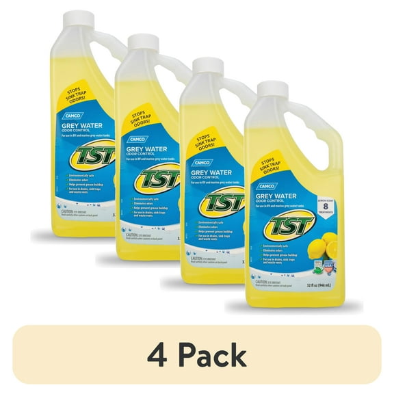 (4 pack) Camco TST RV Grey Water Odor Control and Holding Tank ...