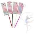 Huhudde Gymnastics Dance Ribbons,Dancer Ribbons with Twirling Wand for ...