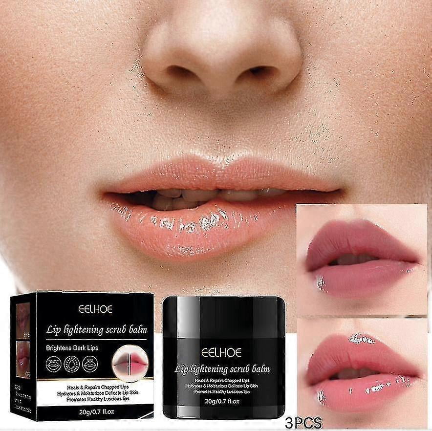 exfoliante labial brillante que aclara las líneas de los labios ...