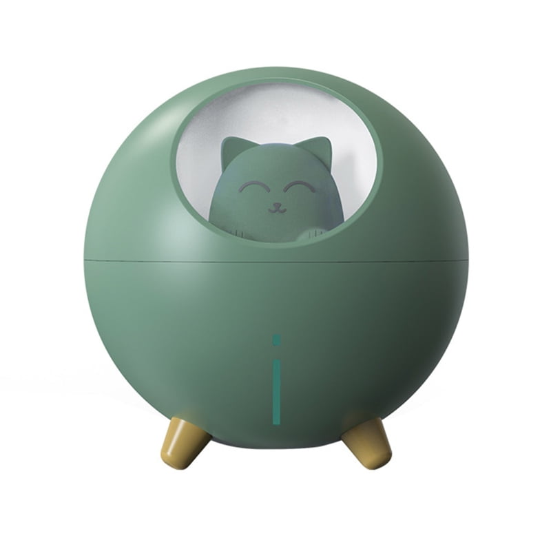 Techinal Round Cute Cat Air Humidifier USB Mist Maker Beauty ...