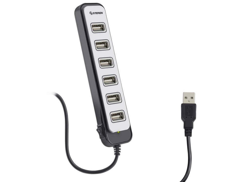 Hub USB Steren 2.0 7 Puertos USB-537 | Bodega Aurrera en línea