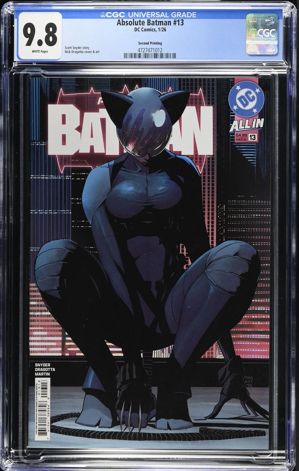 Absolute Batman #13 - CGC 9.8 Comic Book - Walmart.com