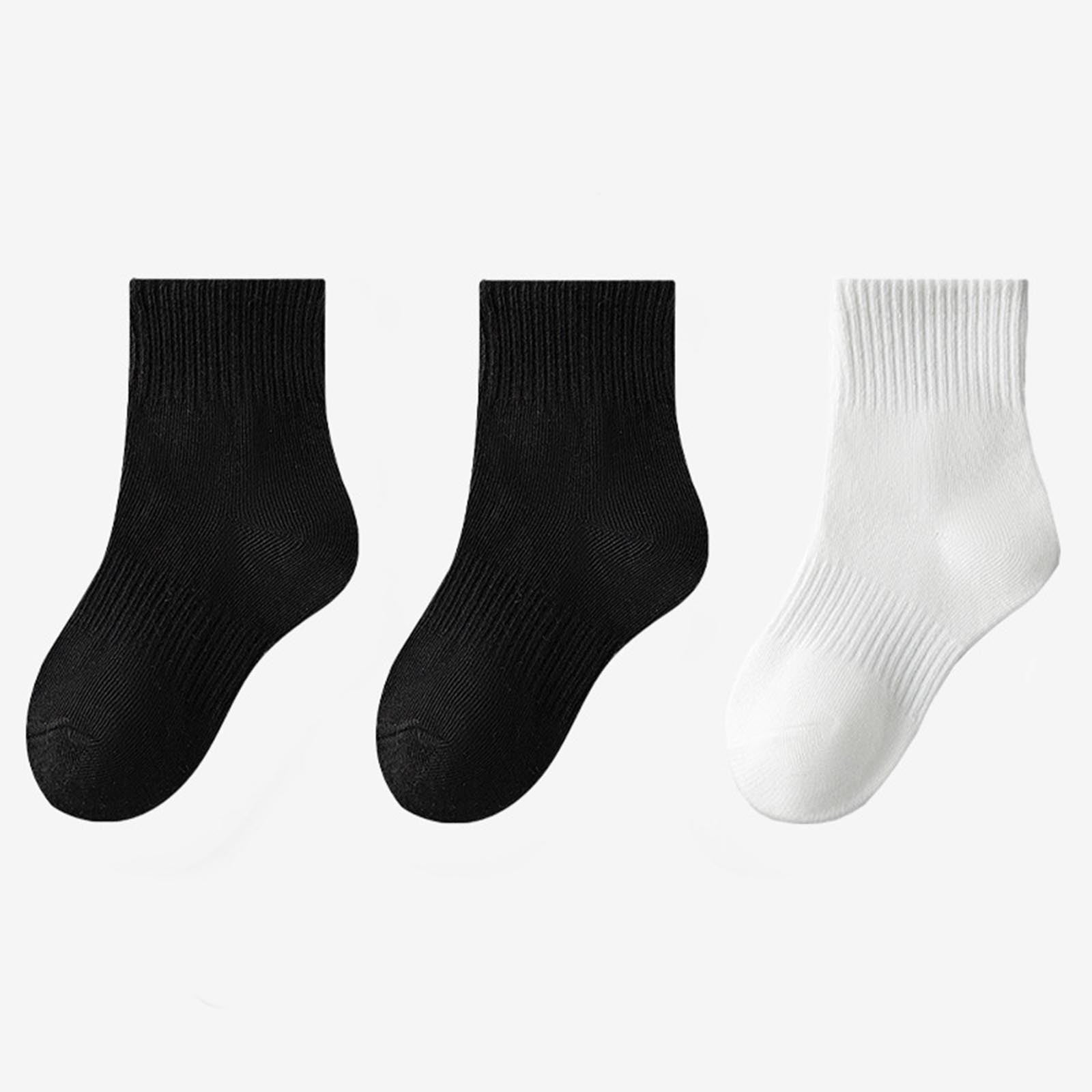 Click here for Ladigasu Kids 3-Pack Cotton Mid-Calf Tube Socks Fo... prices