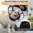 Kuoser Dog Cone Collar, Soft Adjustable Elizabethan Recovery Cone ...