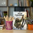 Sloths Calendar 2026 21 x 28 cm Enduring Paper Wall Calendar with ...