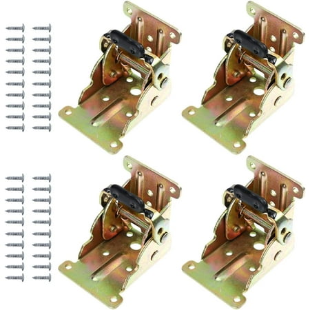 Accessories 4PCS 90 Degree self Locking Hinges for Table Legs self Locking Folding Hinge 90 ...