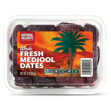 Medjool Dates, 907g 2 lbs, Sun Date Brand - Walmart.com