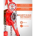 1.5 Ton (3,300 Lbs) Manual Chain Hoist – 10FT Heavy-Duty Lever Block ...