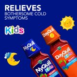Vicks DayQuil and NyQuil Kids Cold and Cough Liquid, Cold Medicine for ...