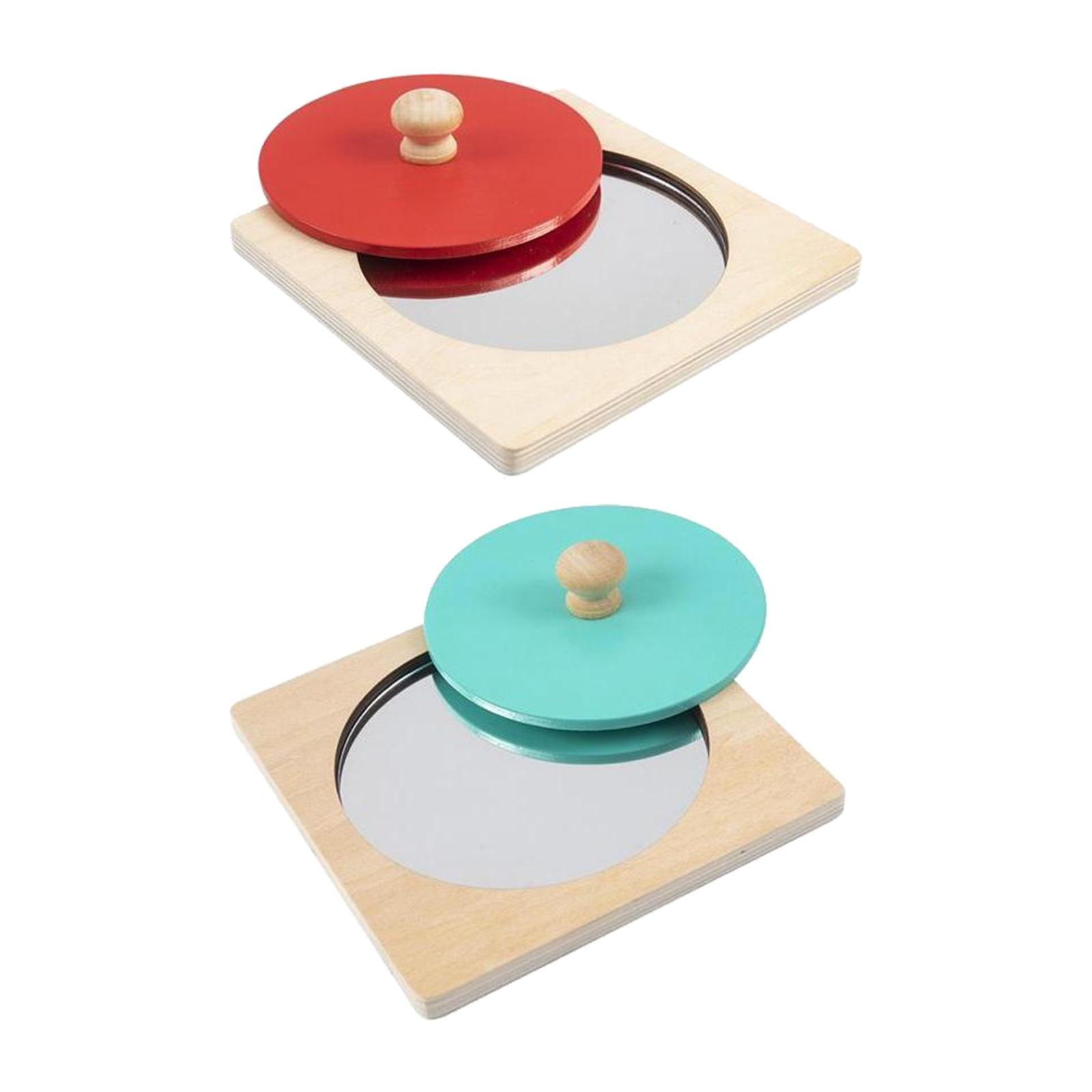 Click here for Milaget 2pcs Montessori Mirror Puzzle Baby Mirror... prices
