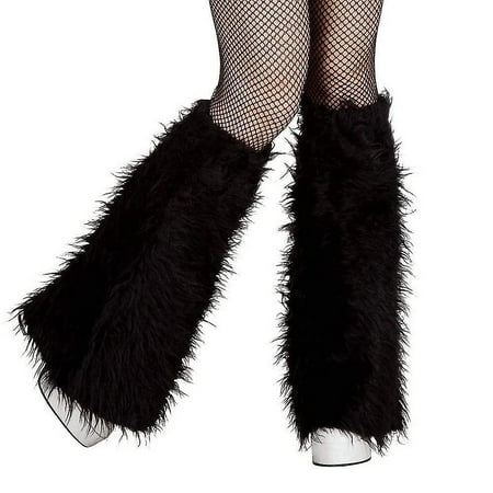 Lepai Retro Y2k Neon Uv Fluffy Fur Legwarmers Boot Leg CoversRetro Y2k ...