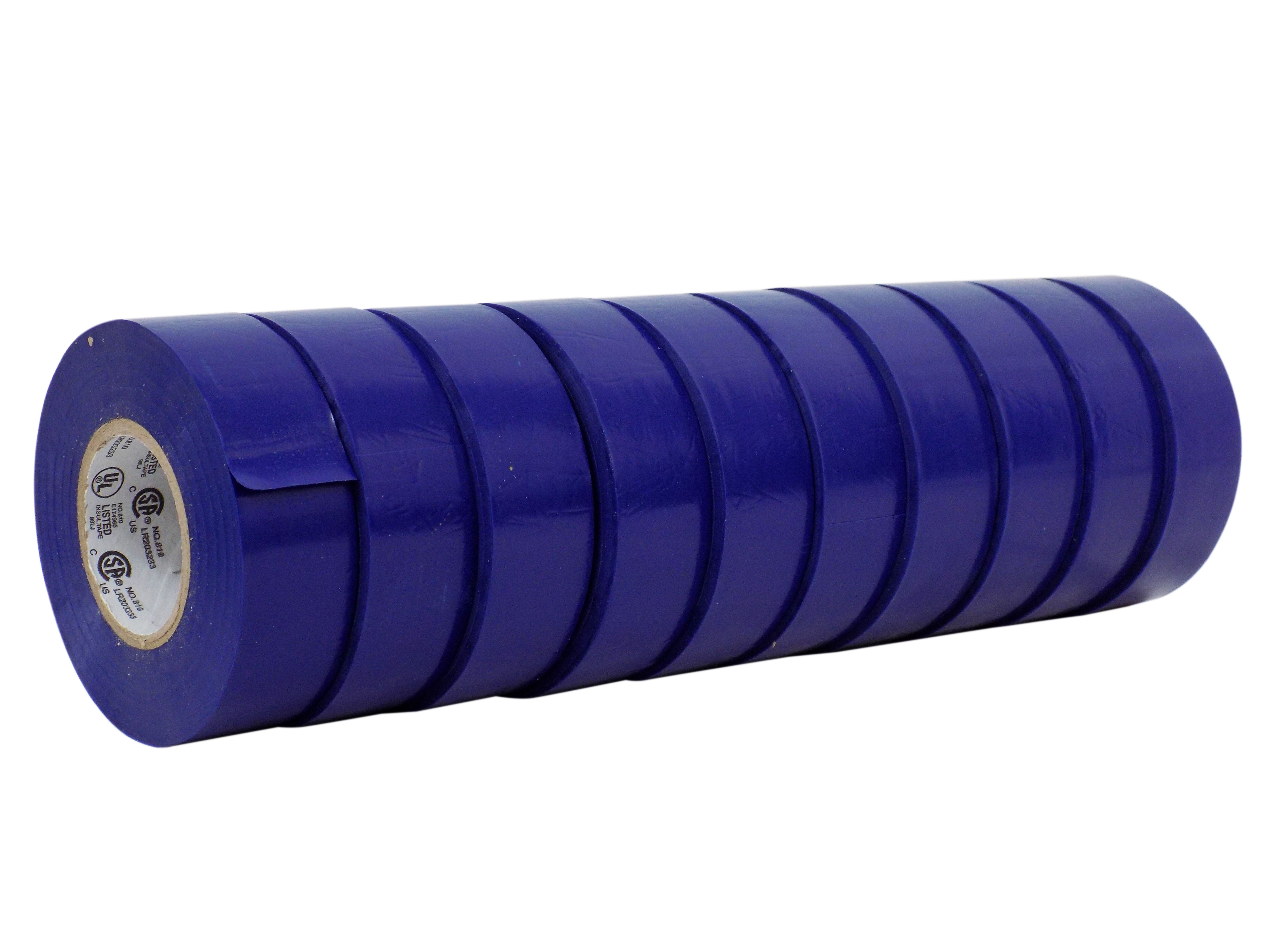 WOD Tape Blue Electrical Tape General Purpose 1.5 in. x 66 ft. High ...