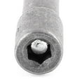 6.3mm Dia Hex Shank 5mm Magnetic Socket Nut Gray 65mm Long - Walmart.com