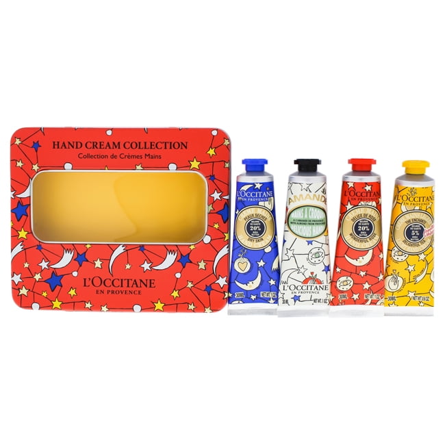 Hand Cream Collection by LOccitane for Unisex - 4 Pc 4 x 1oz Shea Rose ...