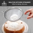 6.3 Inch Fine Mesh Strainer, Premium Stainless Steel Sieve an Sifter ...