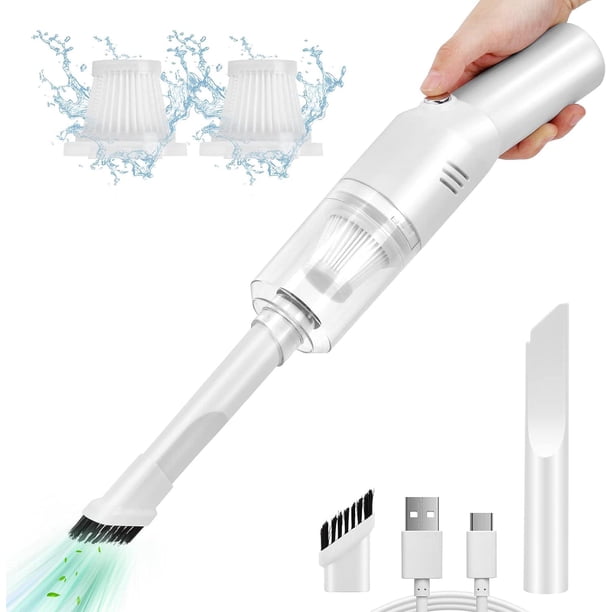 SHSLING Wireless Mini Car Vacuum Cleaner(400g) Portable Rechargeable ...