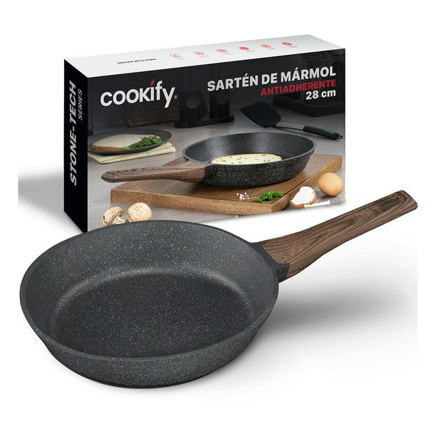 Sartén de Aluminio con Revestimiento Antiadherente, 100% Libre de PFOA ...