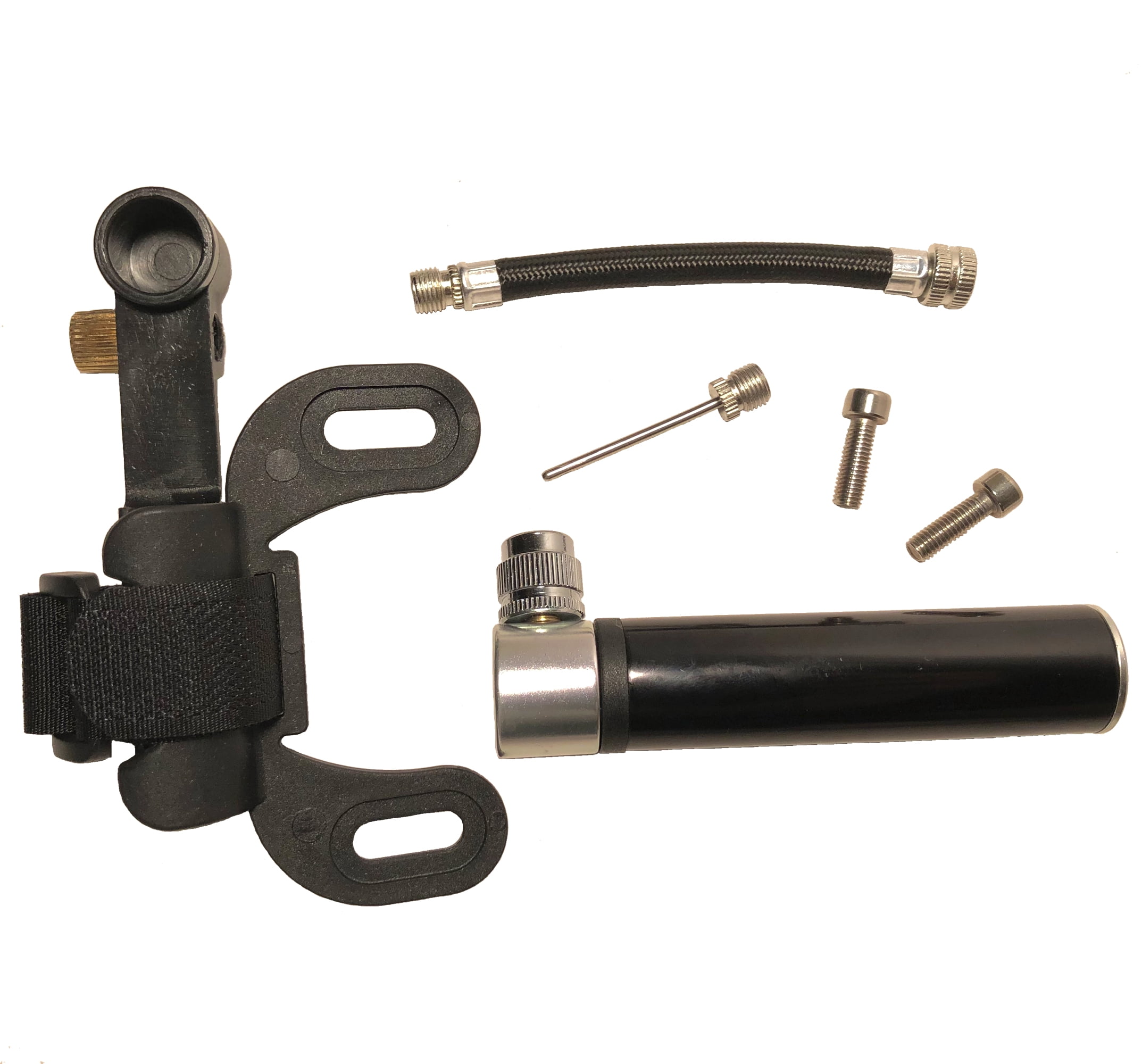 Portable Mini Bike Pump Frame Mounted Bicycle Pump 100PSI Presta ...