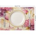 Dinner Mats Set of 4 Place Mats Watercolor Vintage Flower Floral ...