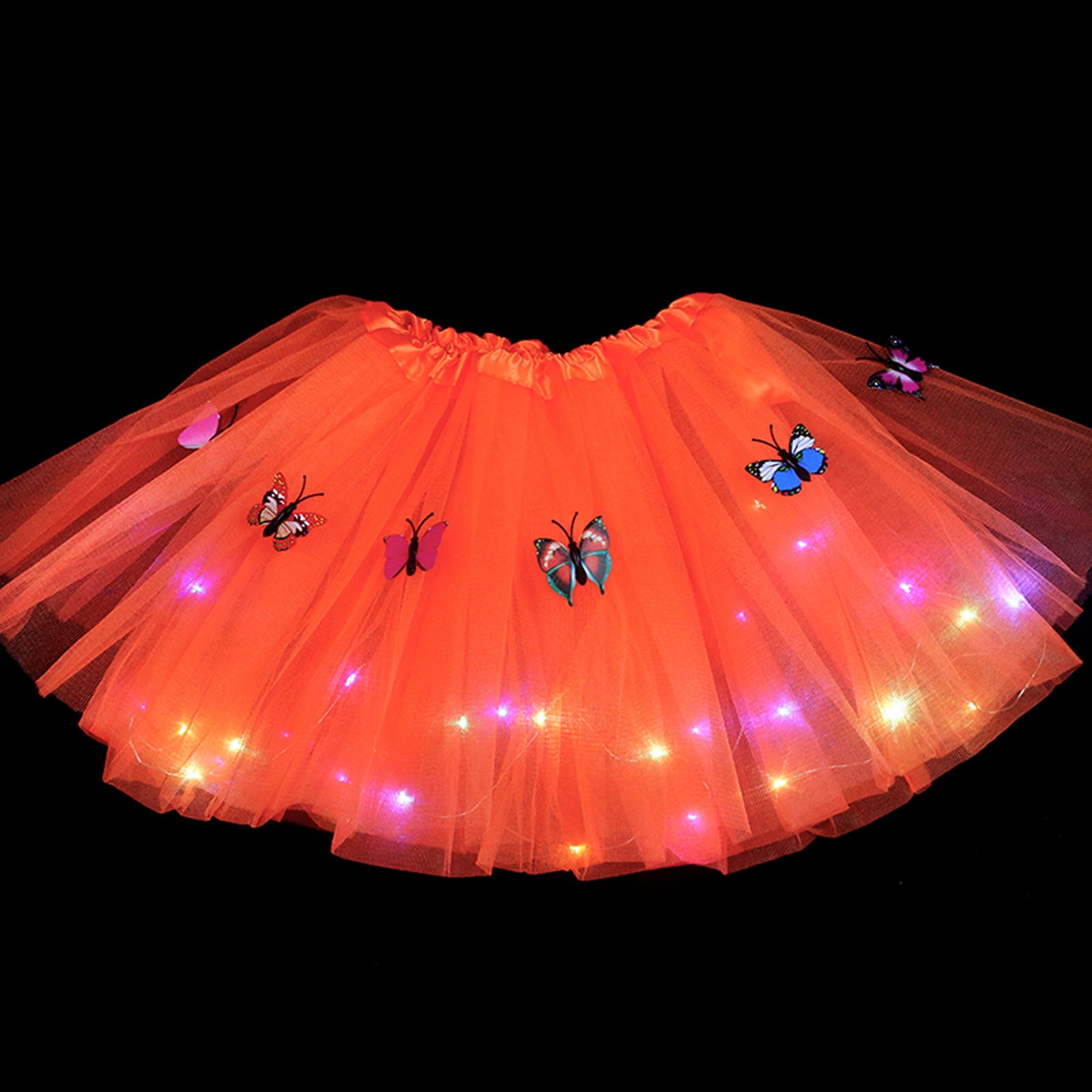 AURIGATE Baby Girl Clothes Skirt Children's Skirt With Light-emitting ...