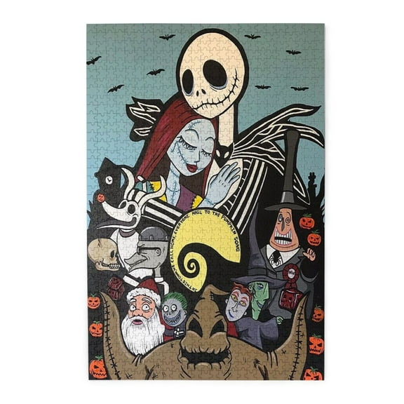 1000 Pieces Unique The Nightmare Before Christmas Jigsaw Puzzles For ...