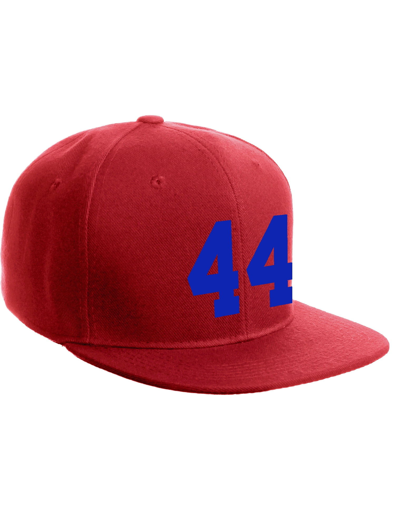 Classic Flat Bill Visor Snapback Hat Custom Color Player Team Numbers ...