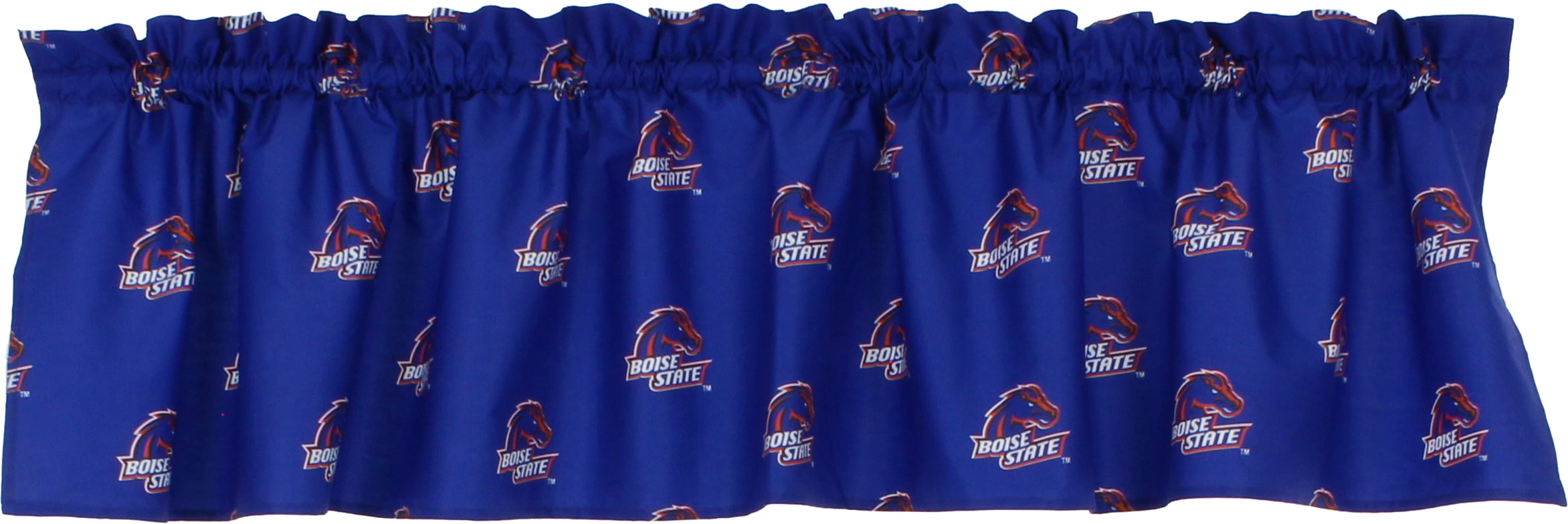 Boise State Broncos 100% Cotton, 84" x 15" Curtain Valance, 1 Panel ...