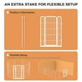 FXW Homeplus Dog Playpen Designed for Indoor Use, 1 Add-on Gate, 40 ...