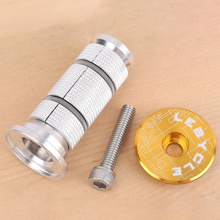 Headset Expander&Top Cap Plug 1-1/8\" MTB Bike Stem/Fork Top Cover 1 ...