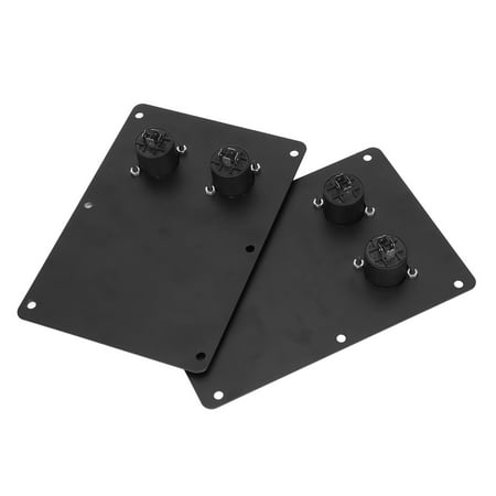 Noref Audio Speaker Jack Plate,Speaker Cabinet Jack Plate,2Pcs Speaker ...