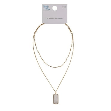 Time ad Tru Women's 16" Knotted Necklace - Walmart.com