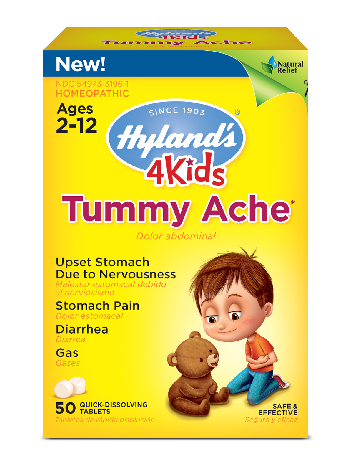 Hyland s 4 Kids Tummy Ache Tablets Natural Relief Of Upset Stomach Hyland s 4 Kids Tummy Ache Tablets Natural Relief Of Upset Stomach