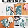 Blue and White Ocean Wave Kitchen Towels 6-Piece Pack Tea Towels for ...