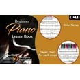 QMG Beginner Piano Book with Color Key Stickers for Kids, 50 Popular ...