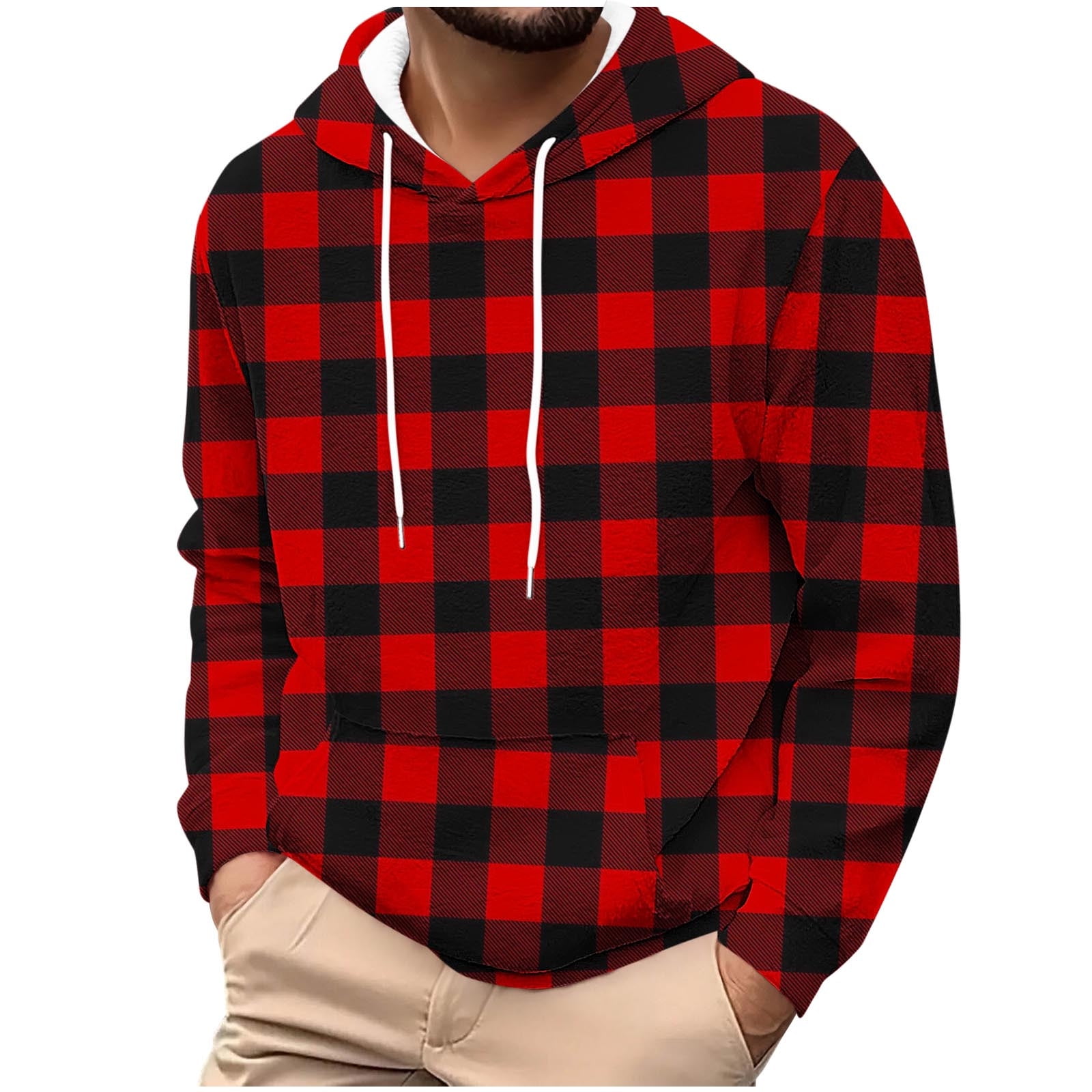 Click here for Ecqkame Mens Casual Hoodies Streetwear Fashion Hoo... prices
