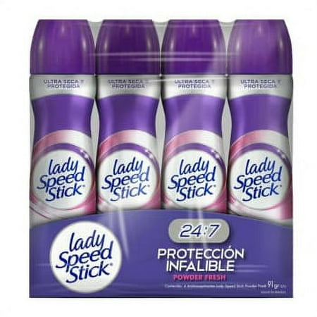 Lady Speed Stick Powder deodorant spray Fresh 91g - Walmart.ca