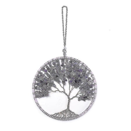 Christmas Decoration Tree Of Life Hanging Ornament, Chakra Stones ...