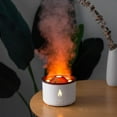 YAHHU Volcano‑Flame Air Diffuser – Remote Control, Auto‑Off, 2H/8H ...