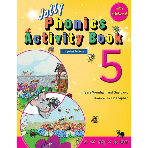 Jolly Phonics Activity Books, Set 1-7: Jolly Phonics Activity Book 5 : In Print Letters ...