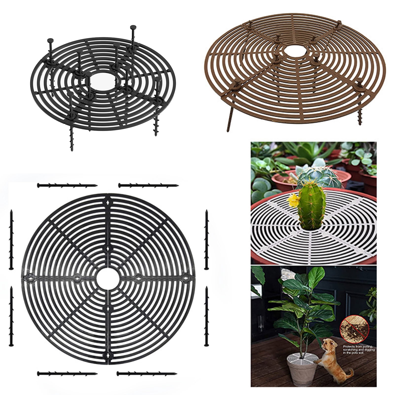 Dream Lifestyle Plant Pot Grid, 20.5 in Plant Pot Cover Flower ...