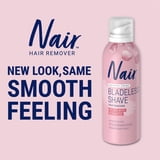 Nair Hair Remover Bladeless Shave Whipped Crème Infused with Rosewater ...