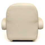 Silver Wave Pontoon Boat Helm Seat | Taupe Charcoal - Walmart.com