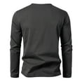 CONZONE Men's Base T-Shirts Long Sleeve T Shirts for Men Casual V Neck ...
