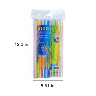 Lami Products, LLC, LaMi Super Flex Straws, 75 straws - Walmart.com