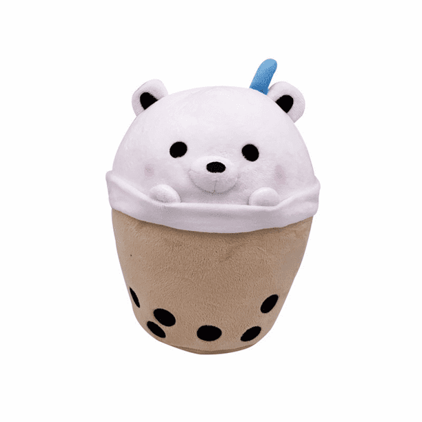 Polar Bear Plushie - Ice Bubble Milk Tea Asian Comfort Food Soft Plush ...